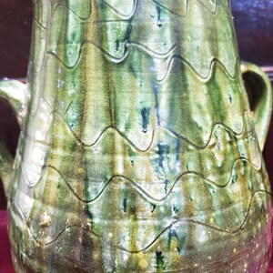 17th Century Border Ware Pottery Jug Vase Tudor Green - Etsy