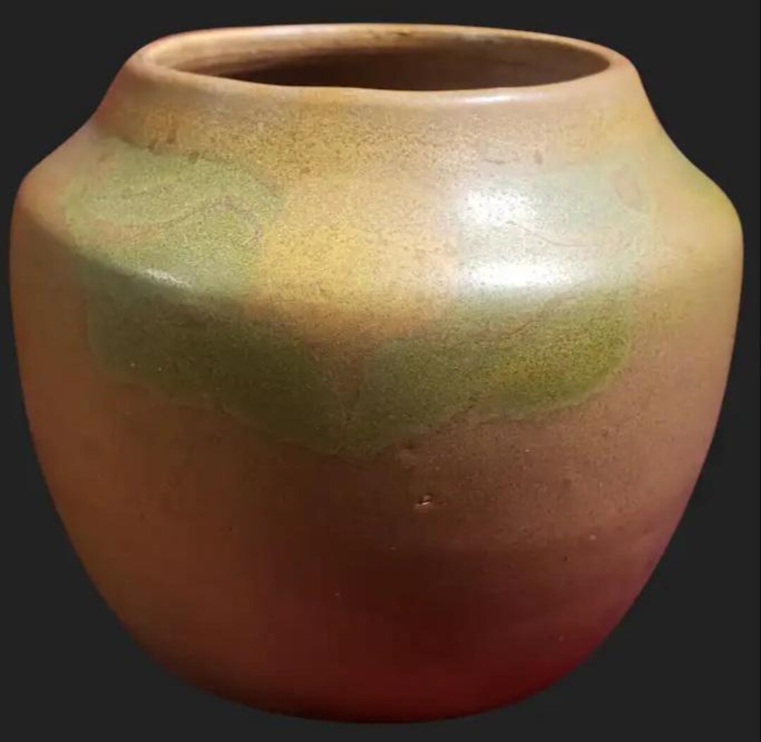 Beautiful Frederick Walrath Pottery Vase Arts and Crafts Rose Flower ...