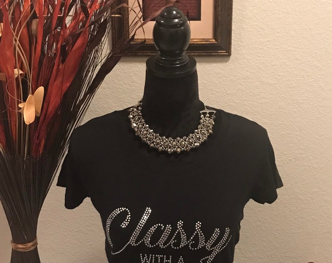 Too Blessed to Be Stressed Bling Shirt, Bling Shirt, Rhinestone Bling ...
