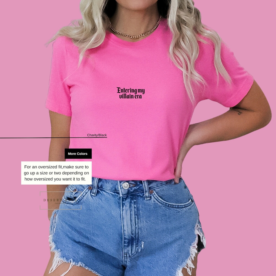 Entering My Villain Era Shirt Villains Do It Better T-shirt - Etsy