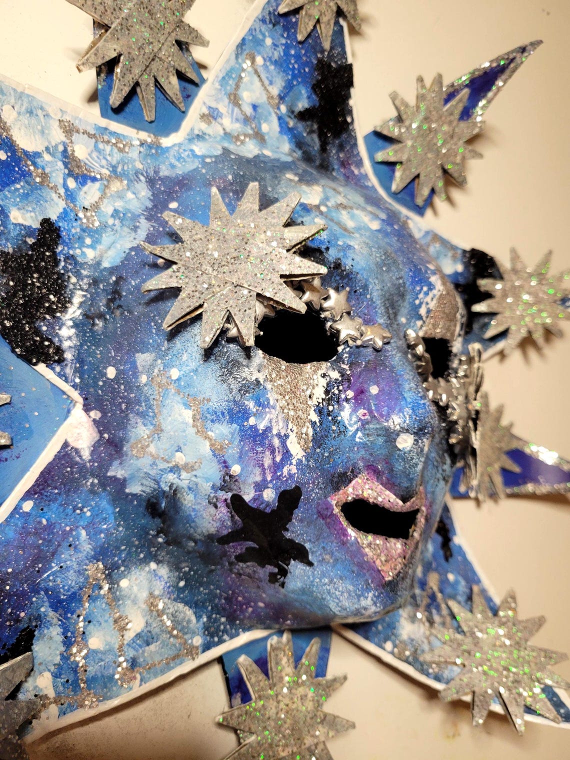 Ethereal Starfall Masquerade Mask | Costume Face Mask - Etsy