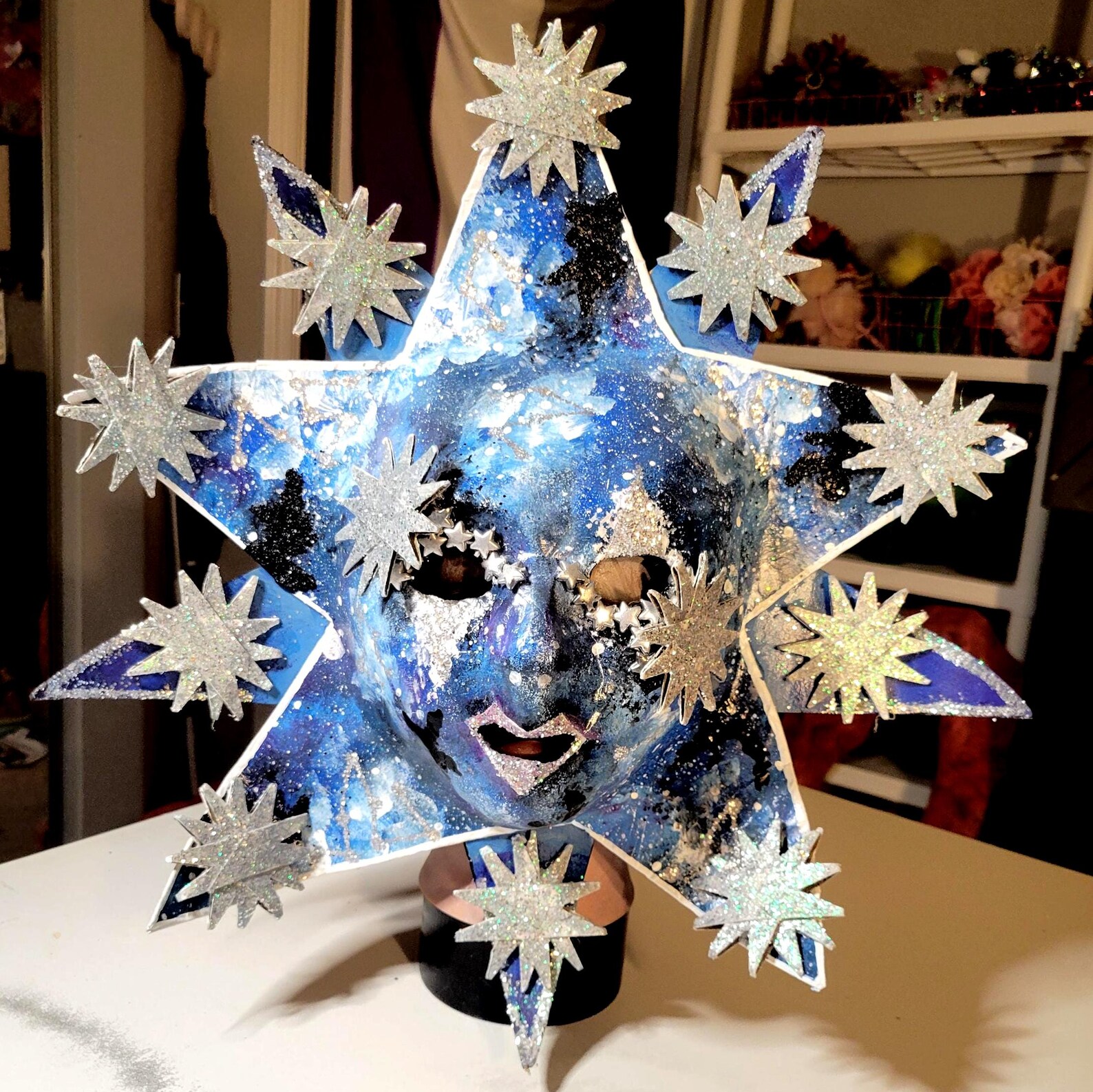 Ethereal Starfall Masquerade Mask | Costume Face Mask - Etsy