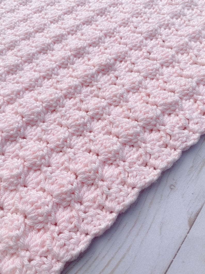 Pink Baby Blanket Girl Crochet Baby Girl Blanket Handmade - Etsy