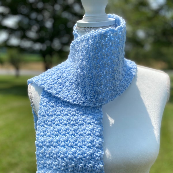 Blue Scarf - Etsy