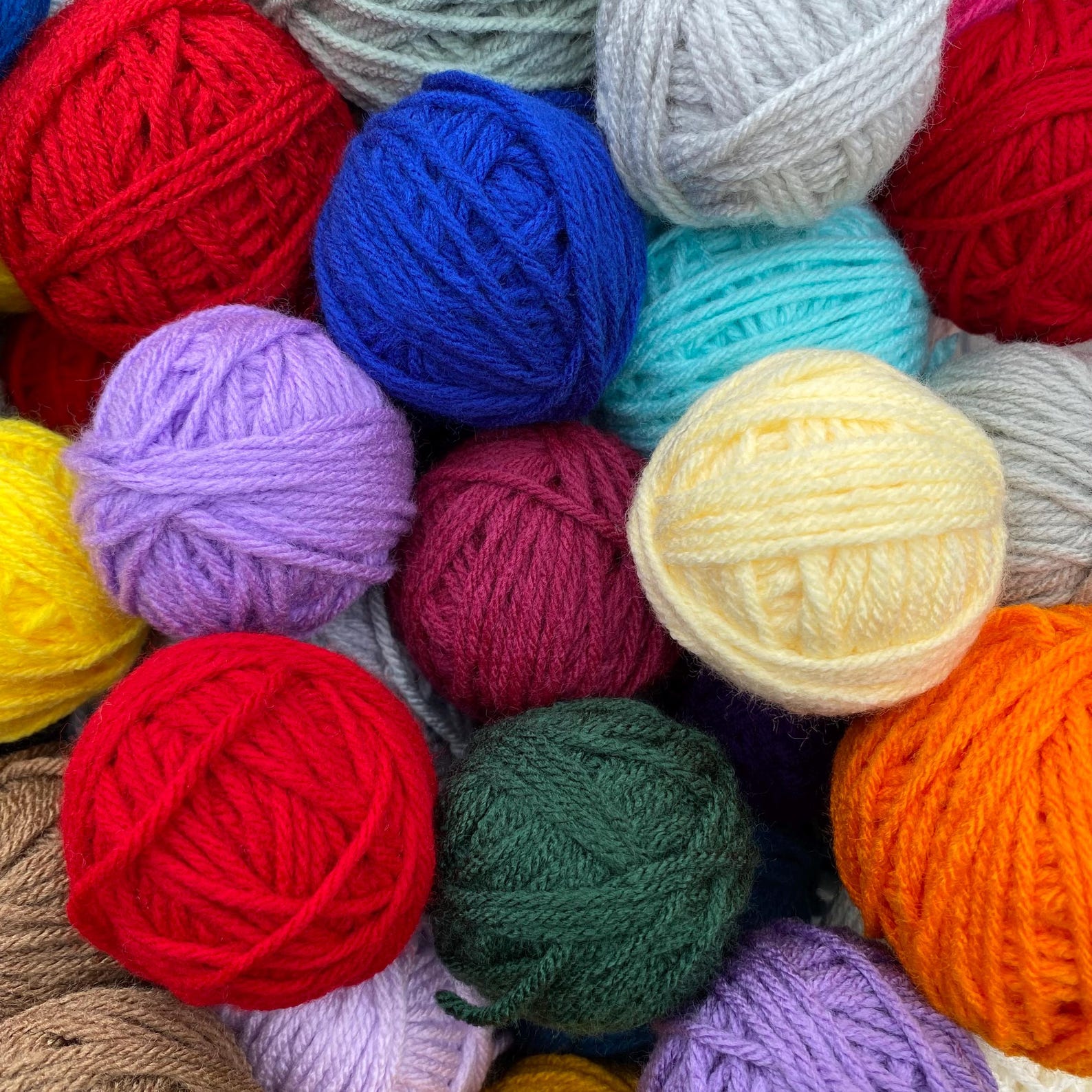 Yarn Grab Bag, Mystery Yarn Bag, Destash Yarn, Granny Square Yarn, Yarn ...