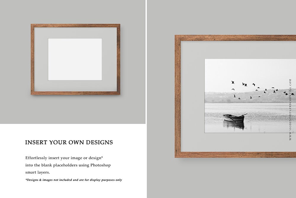 Frame Mockup Bundle 09 Rustic Frame Mockups Inspired by the - Etsy