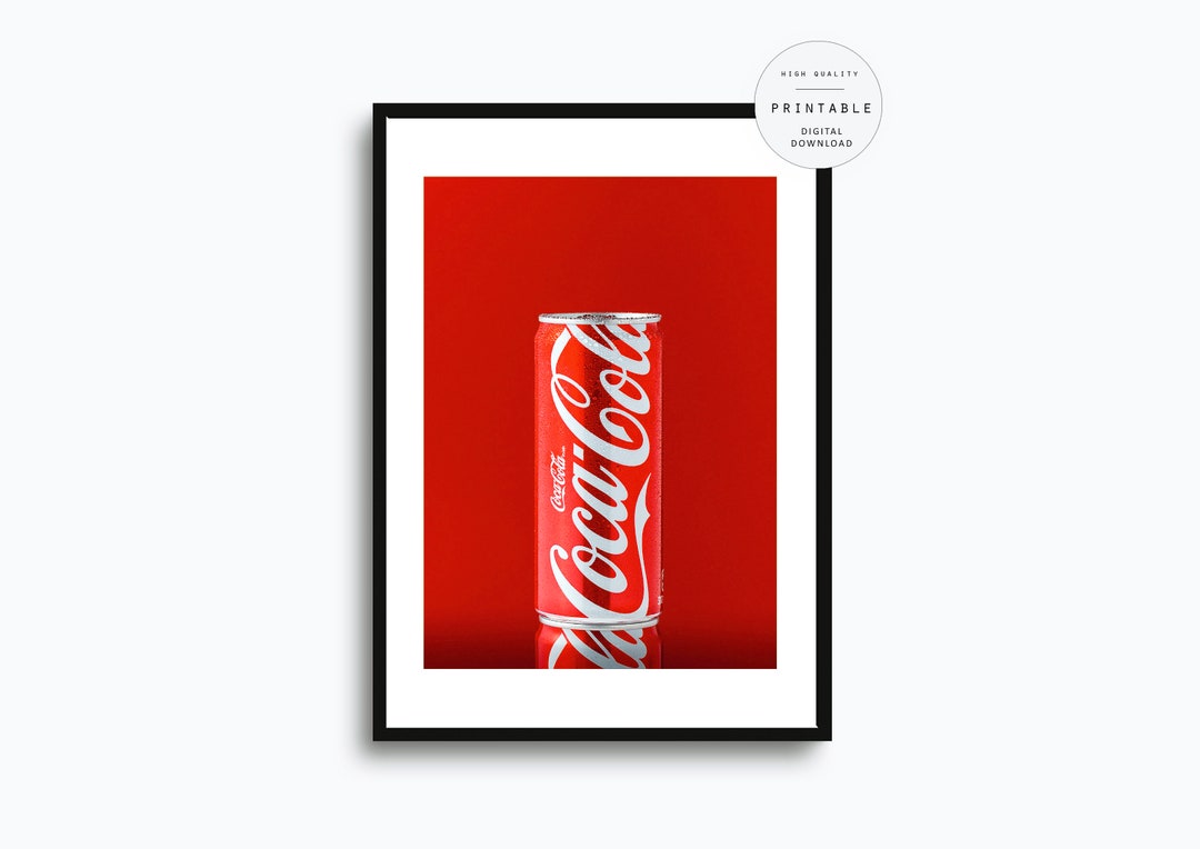 Digital Prints 1737 / Coca Cola Wall Art Print / Coca Cola Poster ...