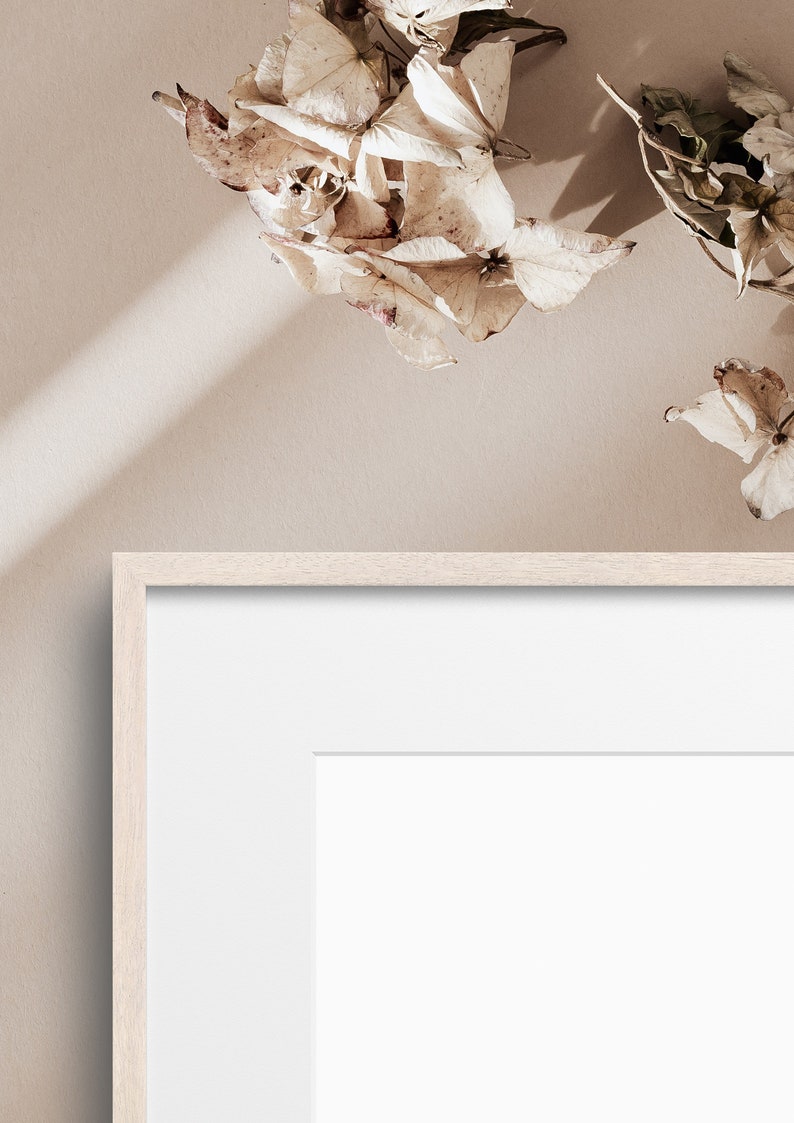 Frame Mockup 303 Birch Wood Square Picture Frame Mockup - Etsy