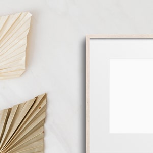 Frame Mockup 308 Birch Wood Square Picture Frame Mockup With - Etsy