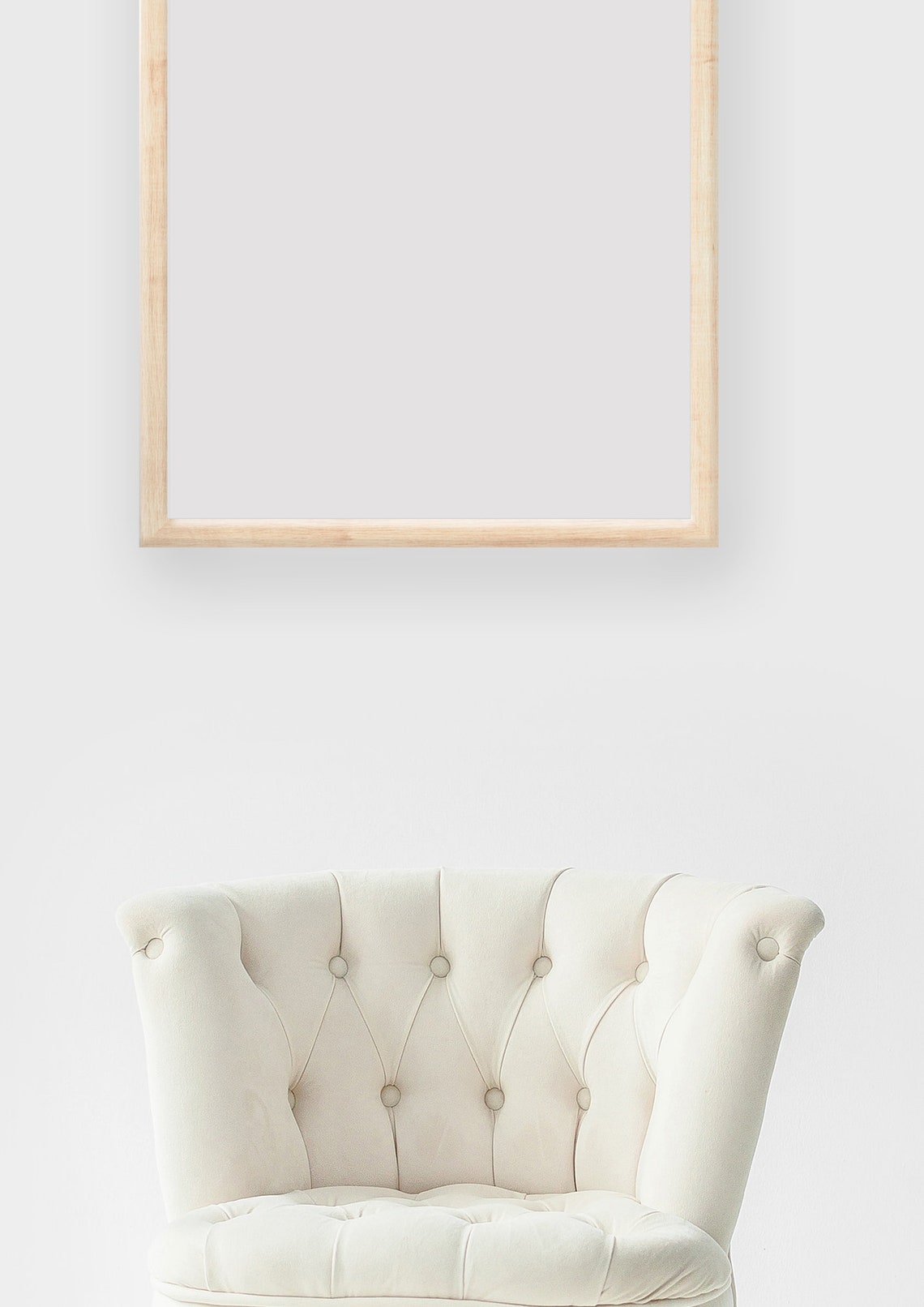Frame Mockup 111 Beige Wood Portrait Photo Frame Styled | Etsy