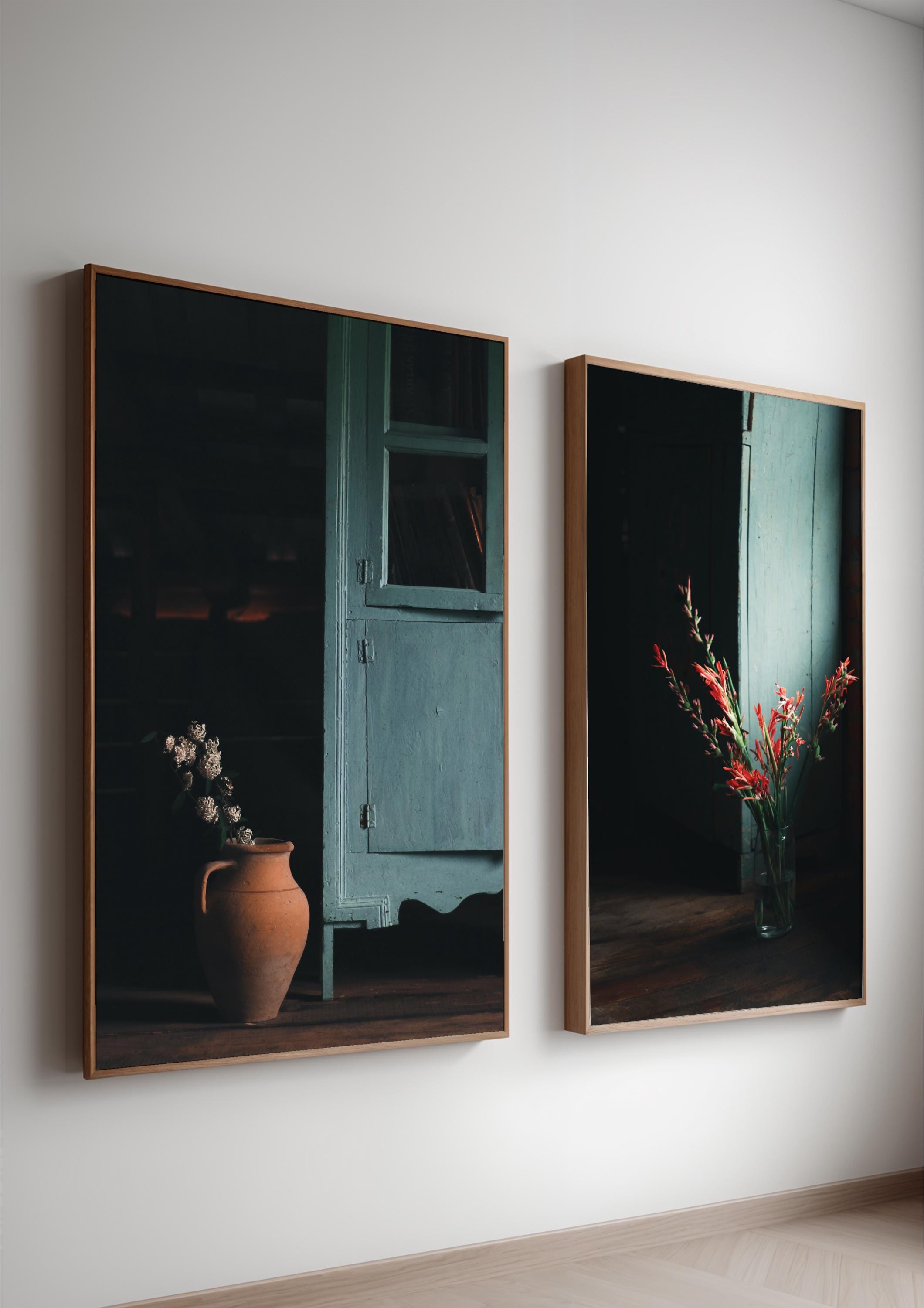 Two Frame Mockup Wood Frame Mockup Vertical Frame Mockup Poster Display ...