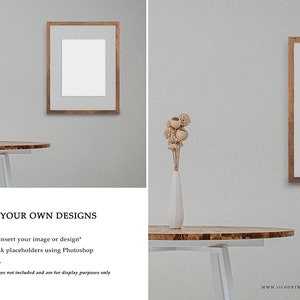 Frame Mockup Bundle 09 Rustic Frame Mockups Inspired by the - Etsy
