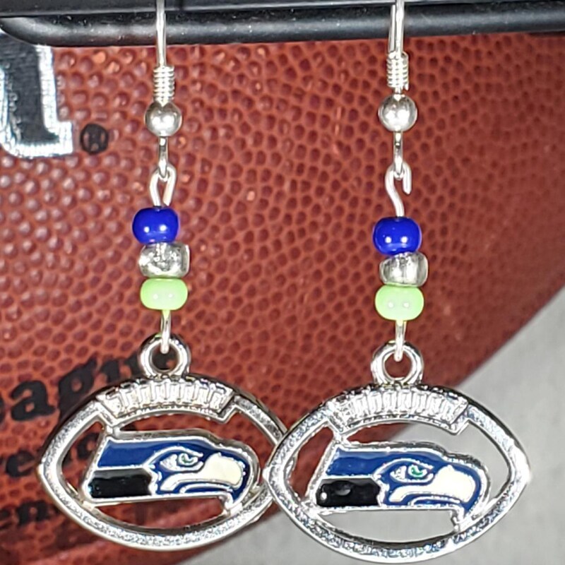 Seahawks Earrings - Etsy