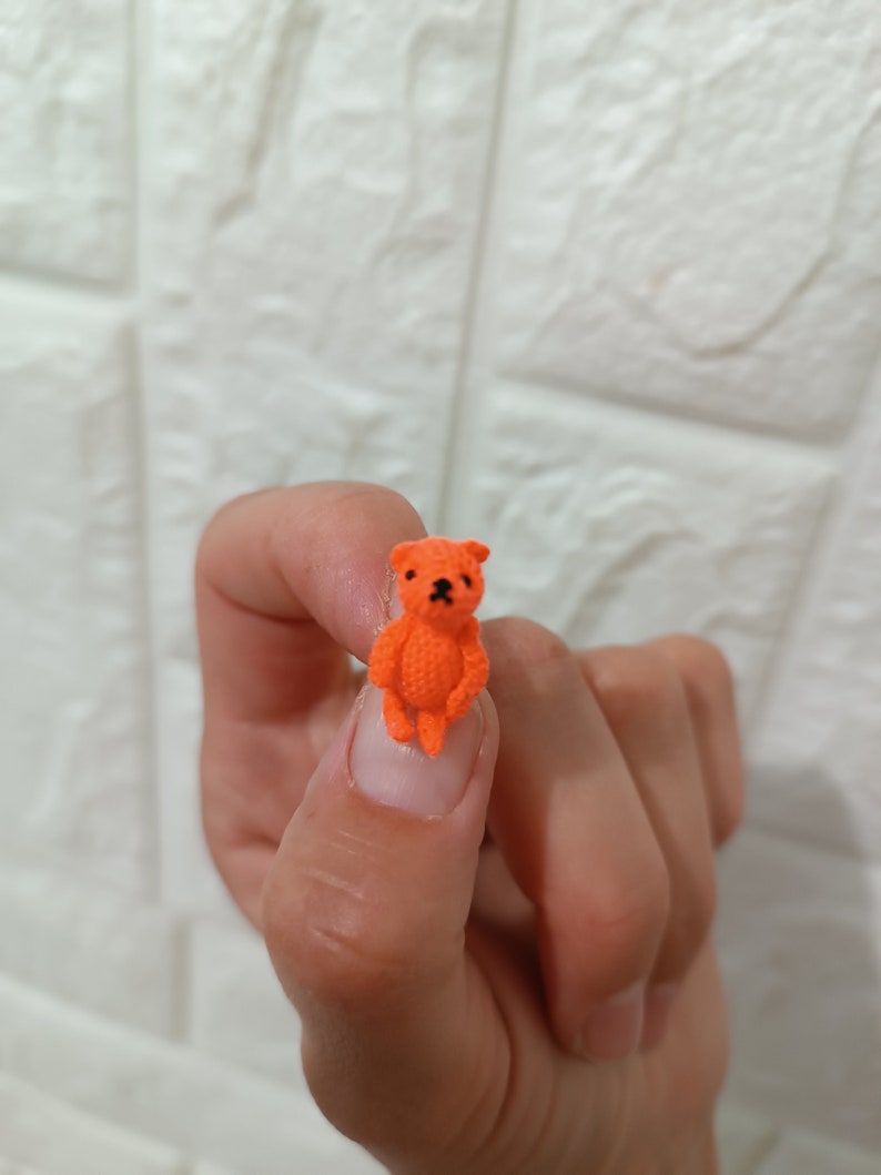 Extreme Micro Teddy Bear Miniature Toy Collection Bear Micro Bear Tiny ...