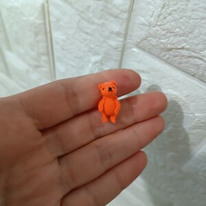 Extreme Micro Teddy Bear Miniature Toy Collection Bear Micro Bear Tiny ...