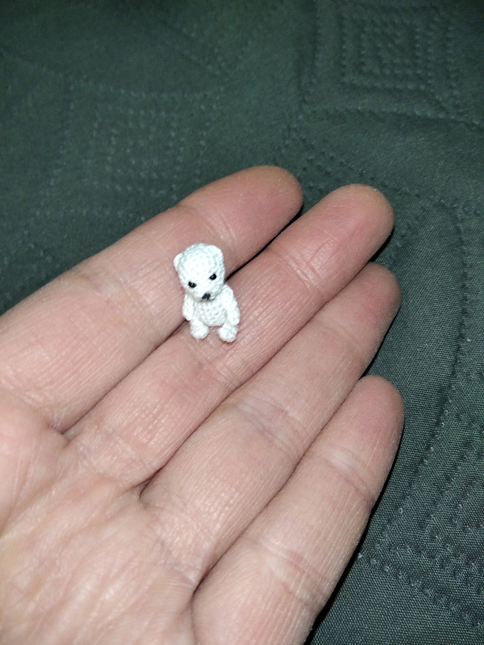 Micro Teddy Bear Tiny White Bear Extreme Micro Bear White Bear for Gift ...