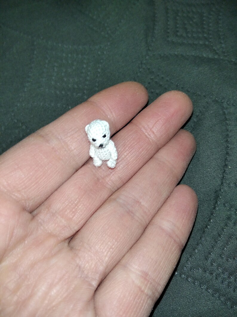 Micro Teddy Bear Tiny White Bear Extreme Micro Bear White Bear for Gift ...