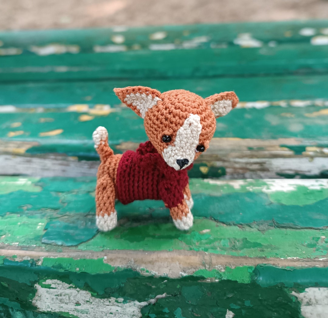 Miniature Dog Small and Cute Tiny Puppy Pocket Handmade Puppy for Gift ...