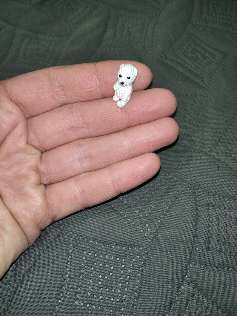 Micro Teddy Bear Tiny White Bear Extreme Micro Bear White Bear for Gift ...