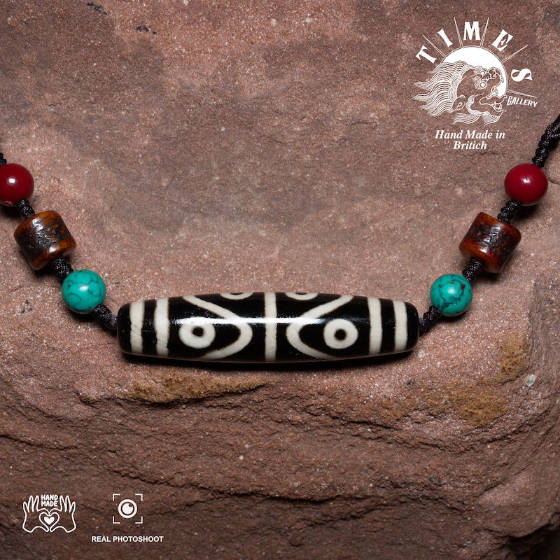 Dzi Bead Necklace - Etsy