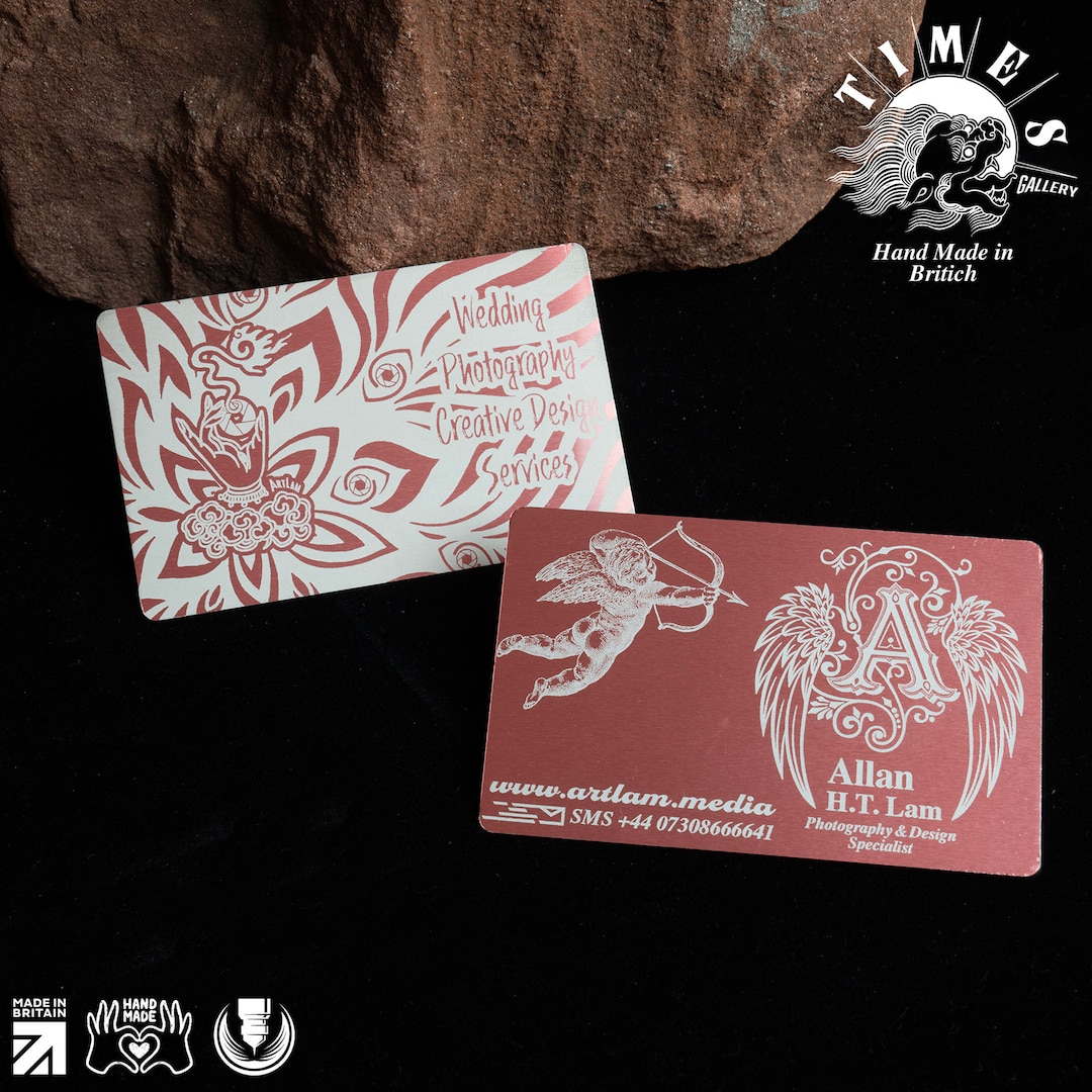 Professional Graphic Design Personalized Laser Engraved Custom Metal ...