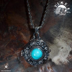 Pull Out Photo Album, Jewelry Locket Photo Necklace Copper Pendant ...