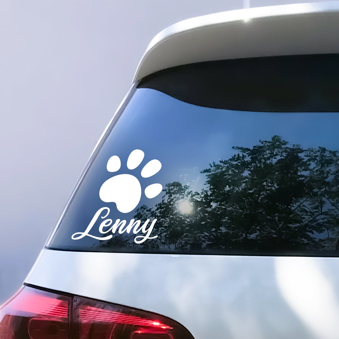 Car Sticker "best Friend" / Dog / Sticker / Car / Name / Personalized ...