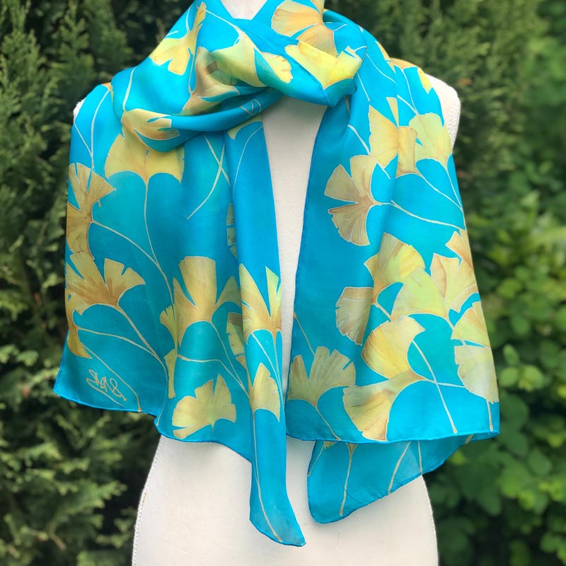 Ginkgo Scarf - Etsy