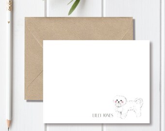 Maltese Note Cards - Etsy