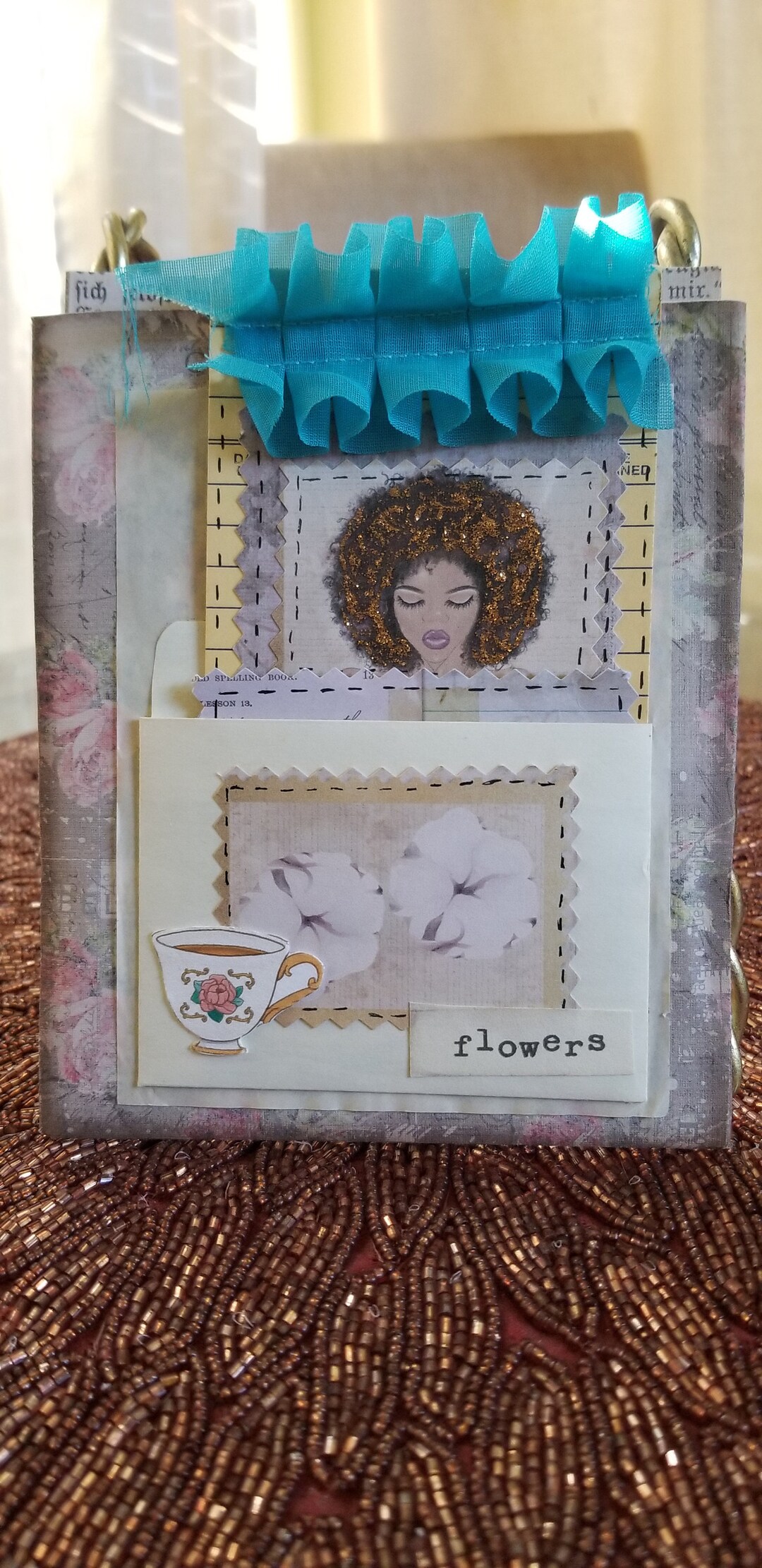Pocket With Handmade Notecards. Beautiful Hues. - Etsy