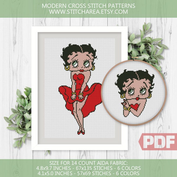 Betty Boop Crochet Pattern - Etsy