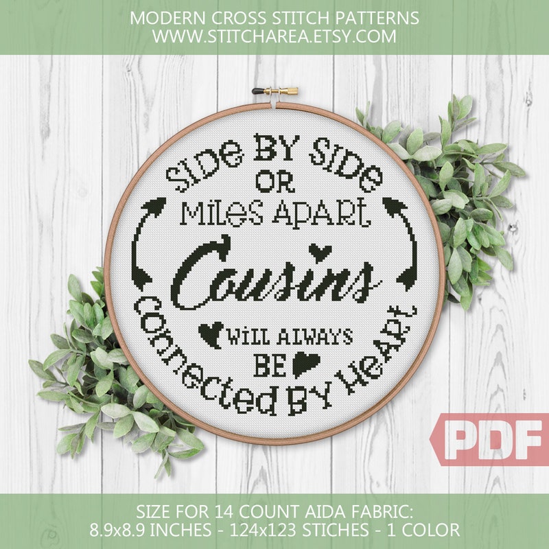 Cross Stitch Side by Side - Etsy