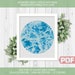 Ocean Cross Stitch Pattern Water Embroidery Art Sea Blue - Etsy