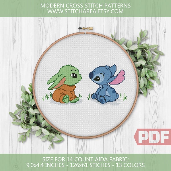 Alien Cross Stitch - Etsy