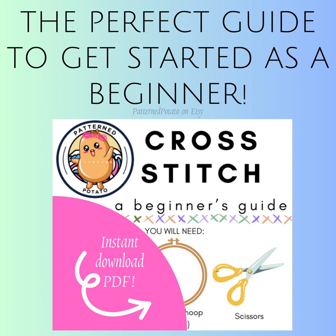 How to Cross Stitch - Step by Step Beginner's Cross Stitching ...