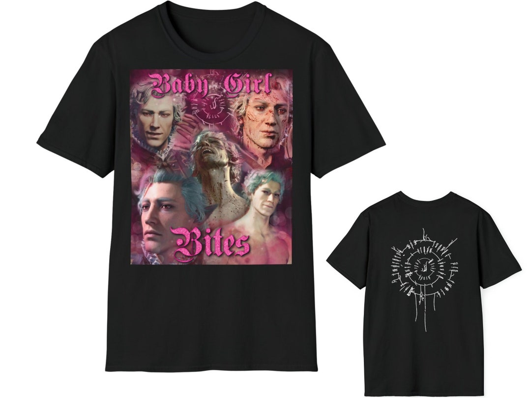 Baby Girl's Bites - Astarion *DOUBLE SIDED* Meme Tribute Shirt - Etsy