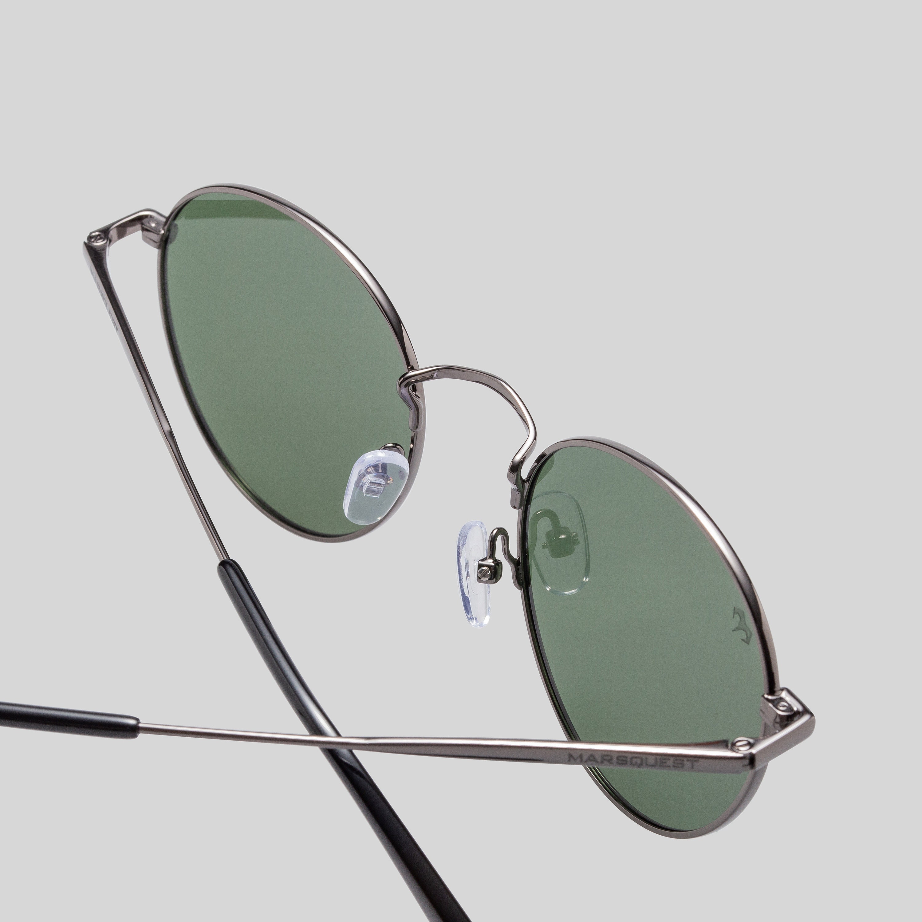 Polarized Round Sunglasses Unisex Wire Frame Small Fancy Round ...