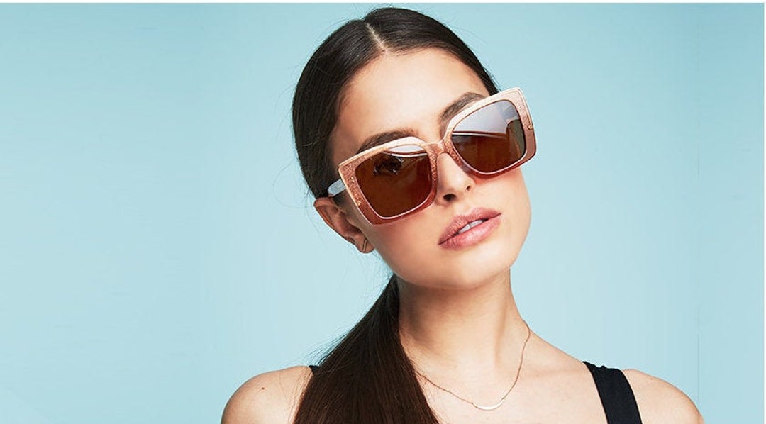 Oversized Square Sunglasses - Designer Sunglasses With Handcrafted ...