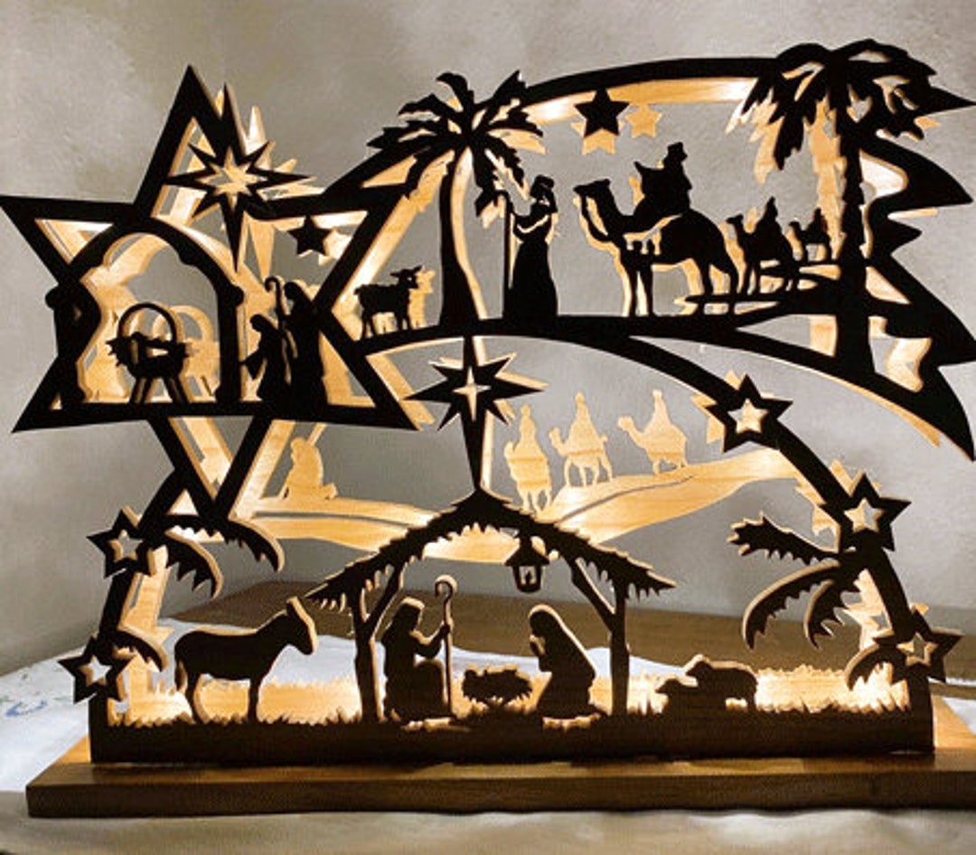 NW4229 Layered Nativity Arch Digital Pattern - Etsy