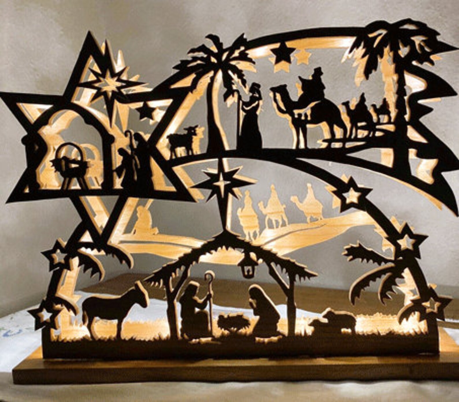 NW4229 Layered Nativity Arch Digital Pattern - Etsy
