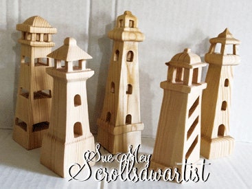 NW3961 Compound-cut Lighthouses Digital Pattern Set - Etsy