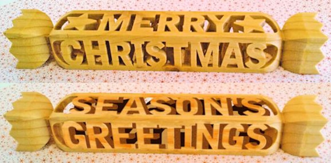 NW1492 Two Compound-cut Christmas Cracker Digital Patterns - Etsy