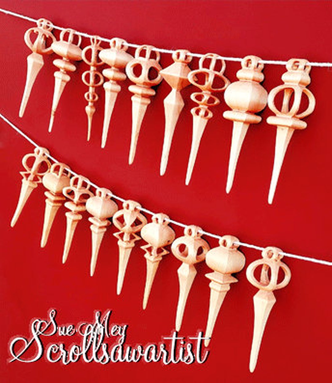 NW224 Compound Cut (3D) Ornaments #12 Digital Pattern Set - Etsy