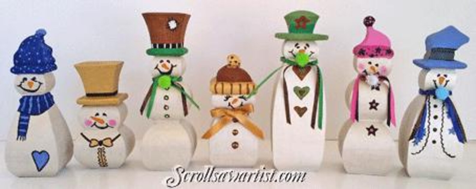 NW1326 Compound Cut Snowmen Digital Pattern Set - Etsy