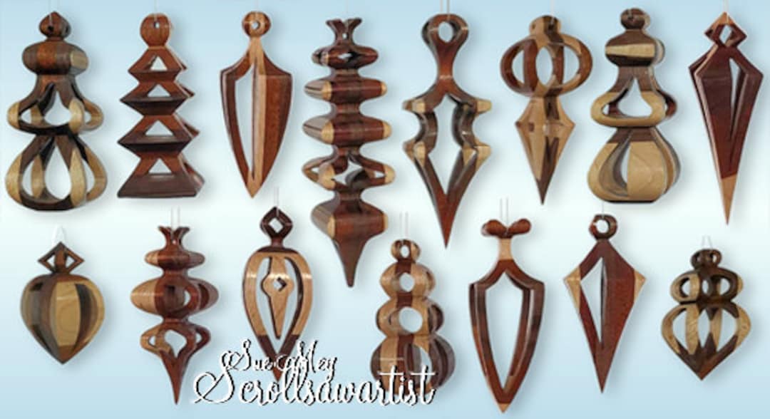 NW4598 Compound Cut Ornaments #19 Digital Pattern Set - Etsy