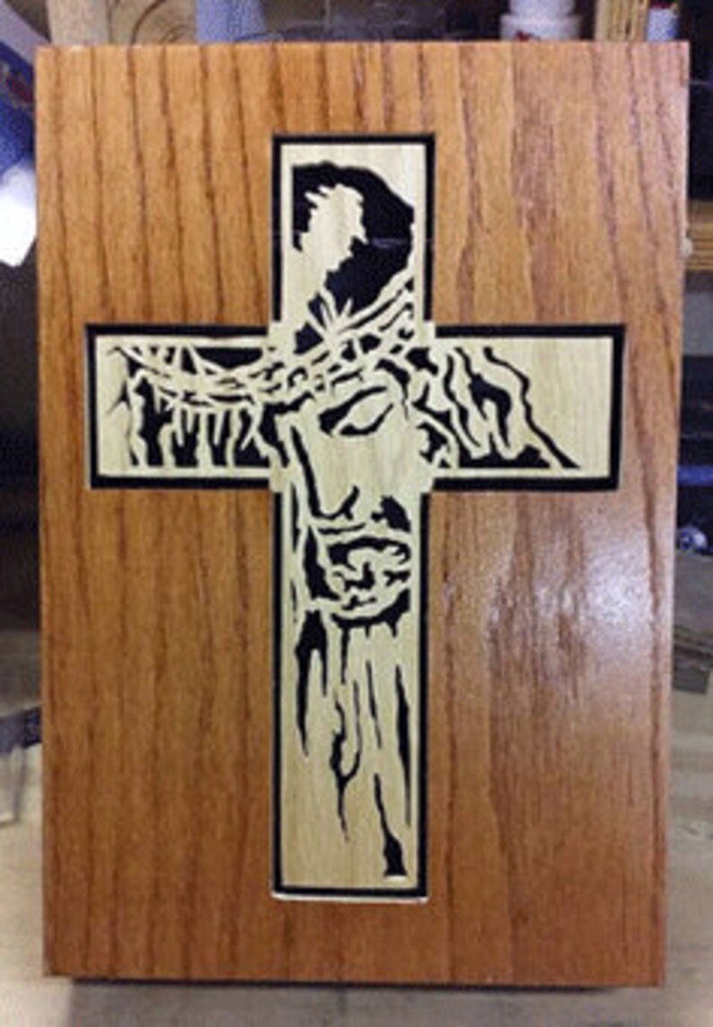 NW1588 Jesus Portrait Cross Digital Pattern | Etsy