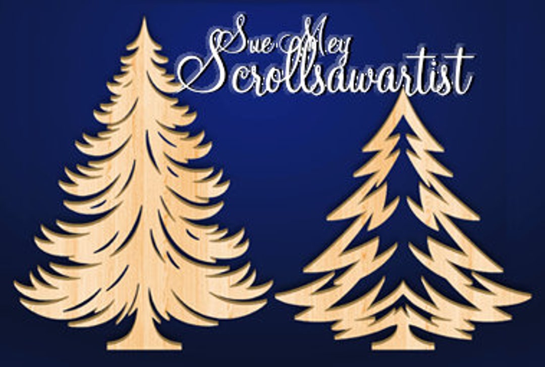 NW4929 Two Simple Trees #2 Digital Patterns - Etsy