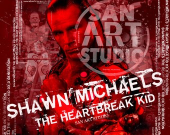 Wwe Shawn Michaels Poster - Etsy