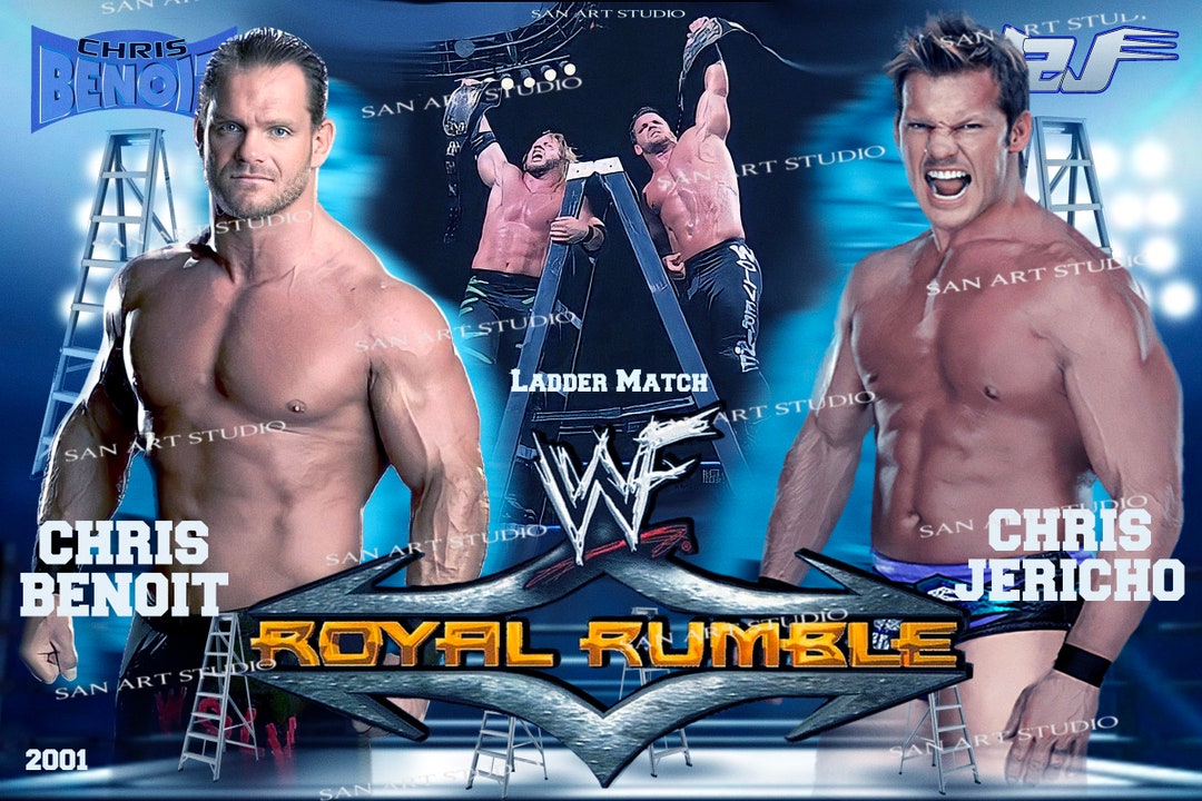 Royal Rumble Chris Benoit Vs Chris Jericho - Etsy