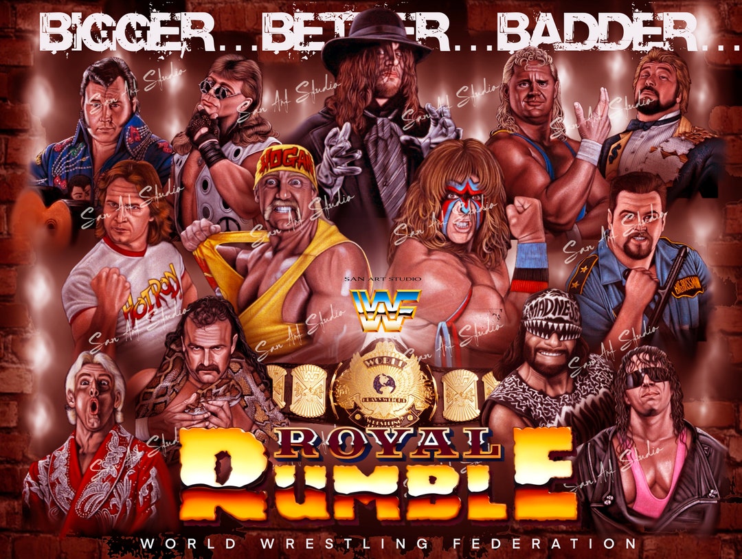 WWF Royal Rumble 1990 - Etsy